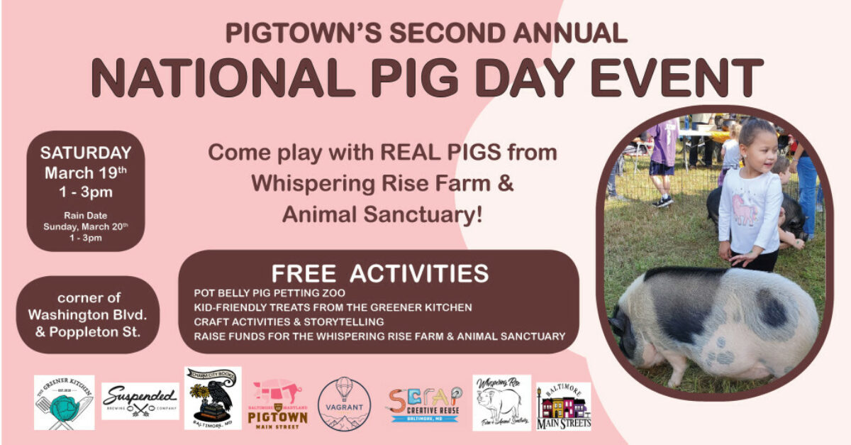 Pigtown's 2nd Annual National Pig Day Event | Visit Baltimore