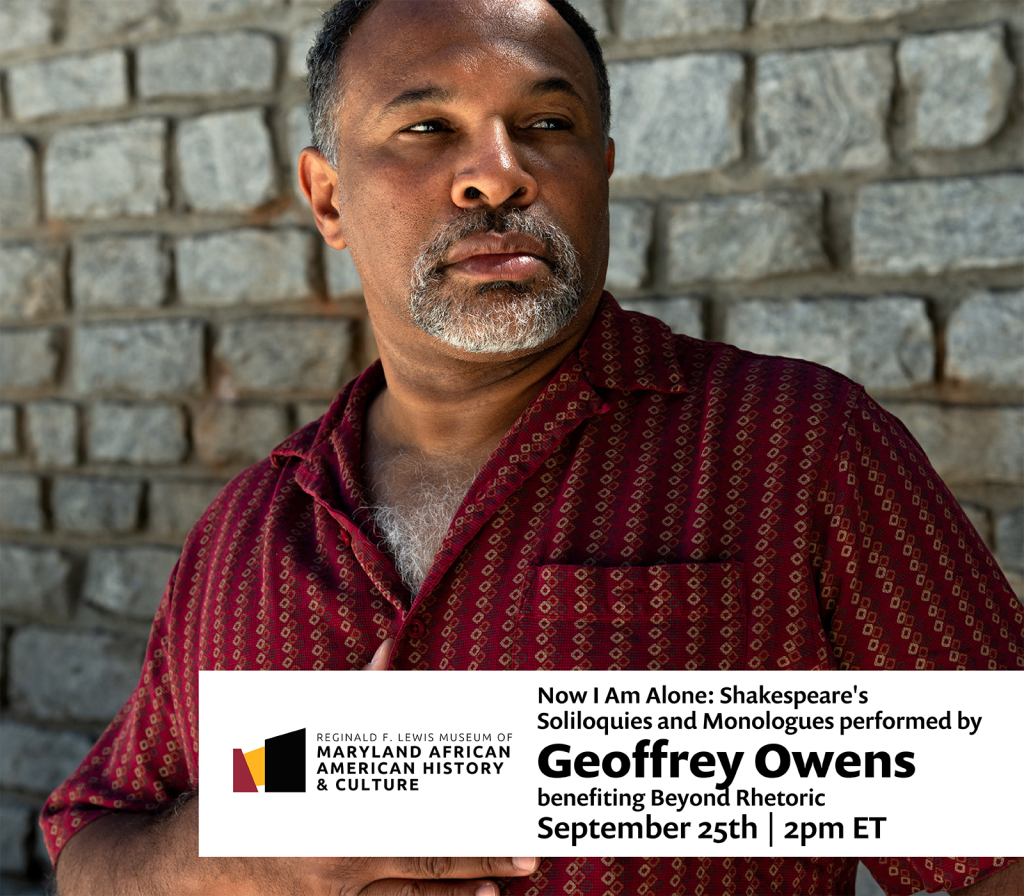 Now I Am Alone: Geoffrey Owens Performs Shakespeare's Soliloquies and ...