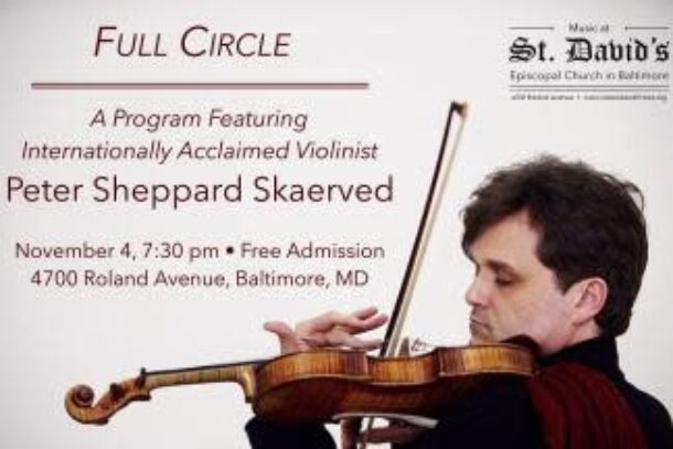 November First Friday: Peter Sheppard Skaerved, Violin | Visit Baltimore