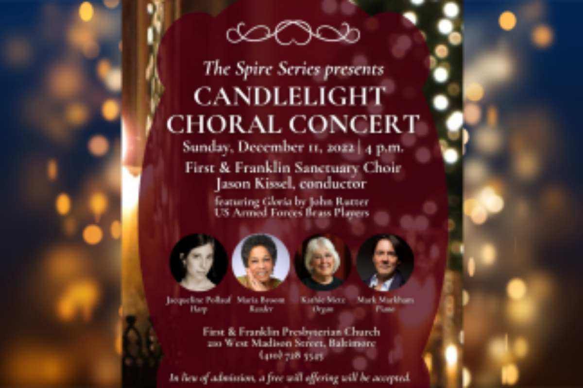 Candlelight Choral Concert - featuring Rutter's GLORIA | Visit Baltimore