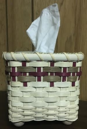 Intro to Basket Weaving: Cube Tissue Box Basket | Visit Baltimore