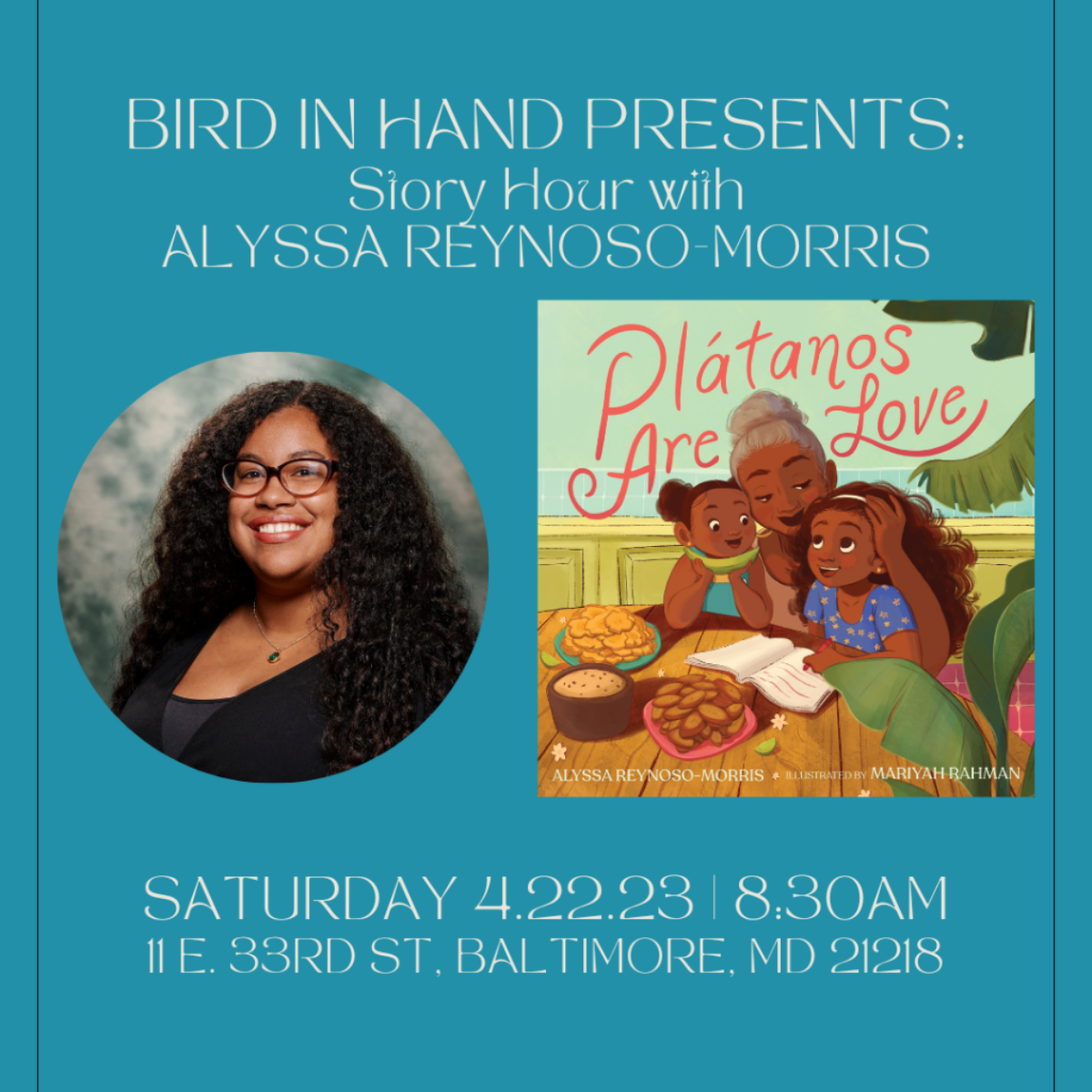 Storytime At Bird In Hand With Alyssa Reynoso-Morris | Visit Baltimore