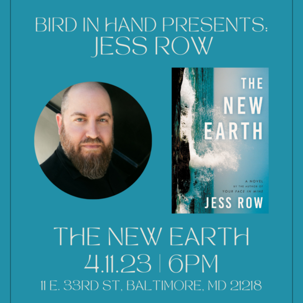 Jess Row: The New Earth (In Conversation With Eric Puchner) | Visit ...