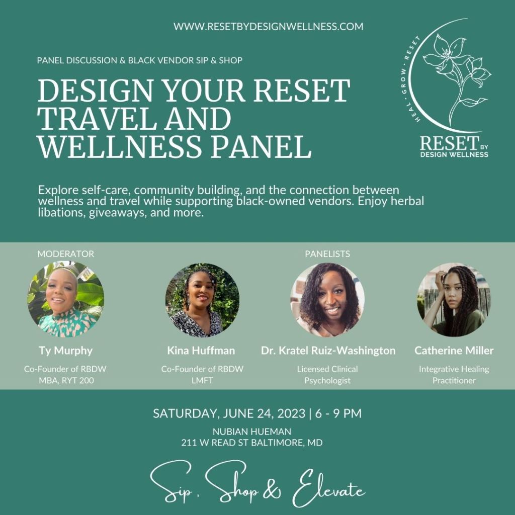 Design Your Reset: Travel & Wellness Panel- Sip, Shop & Elevate | Visit ...