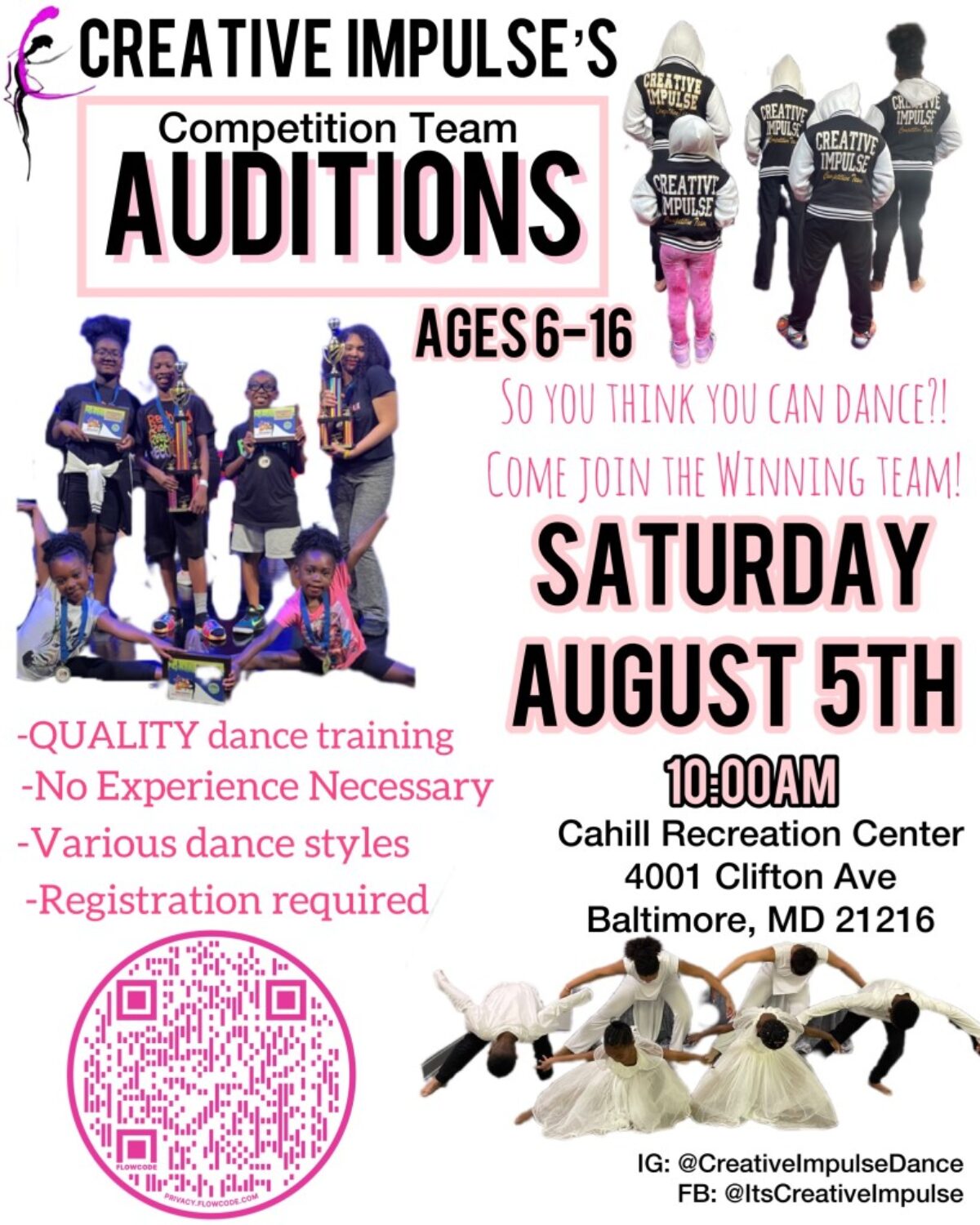 Creative Impulse Competition Team Auditions | Visit Baltimore