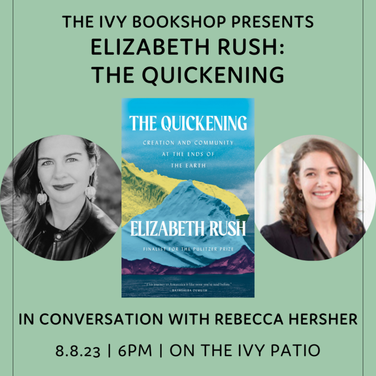 Elizabeth Rush: THE QUICKENING (In Conversation With Rebecca Hersher ...