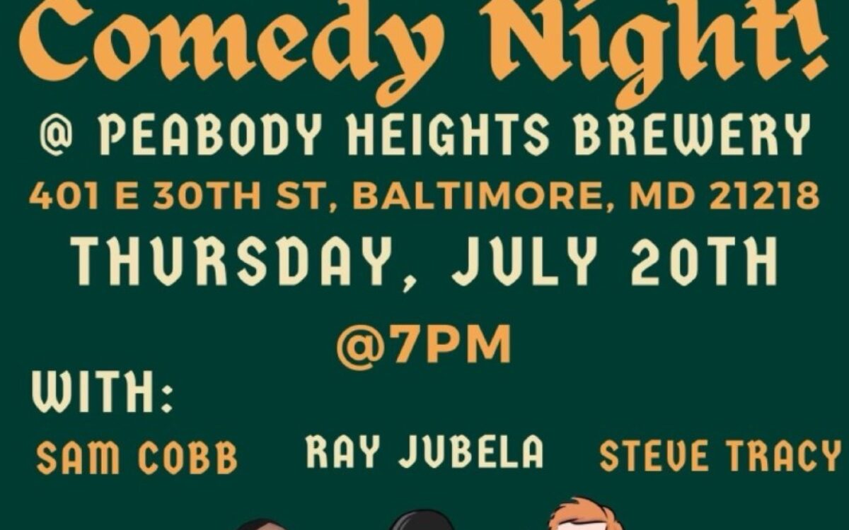 Stand Up Comedy Night at Peabody Heights Brewery | Visit Baltimore