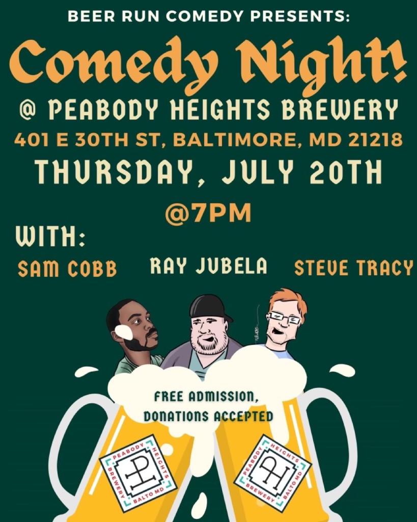Stand Up Comedy Night at Peabody Heights Brewery | Visit Baltimore