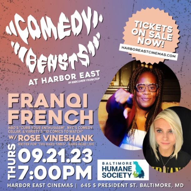 Comedy Beasts at Harbor East with Franqi French | Visit Baltimore