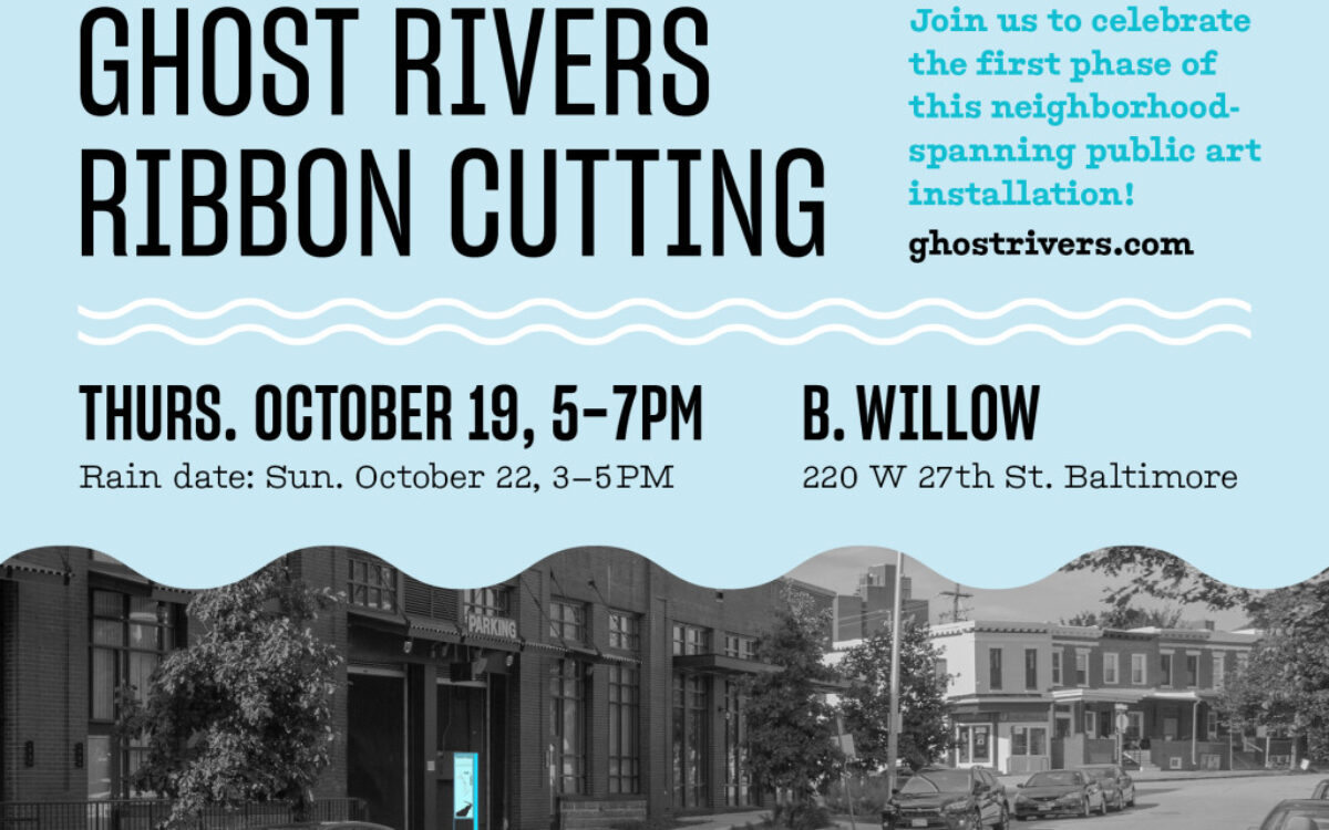 Ghost Rivers public art project ribbon cutting | Visit Baltimore