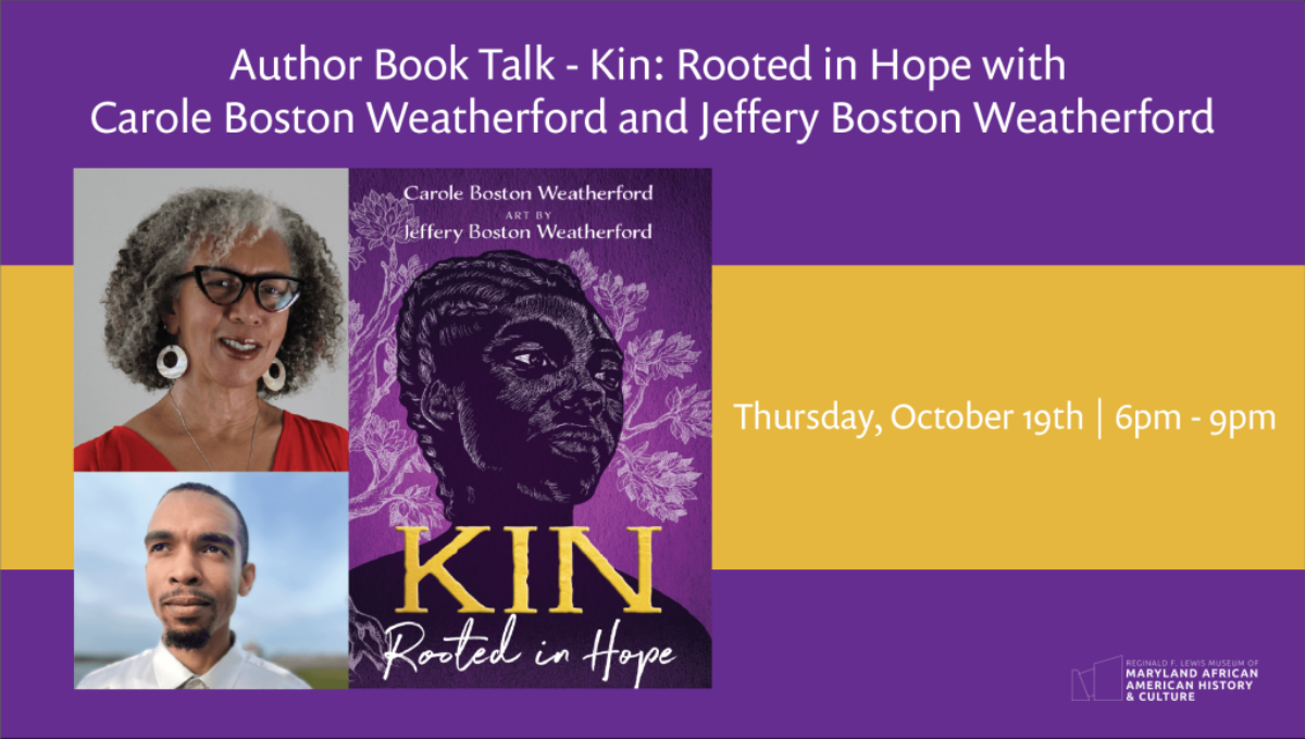 Book Talk Kin: Rooted in Hope with Carole Boston Weatherford and ...