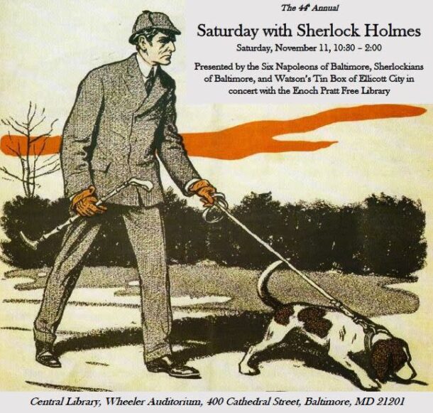 44th Annual Saturday with Sherlock Holmes | Visit Baltimore