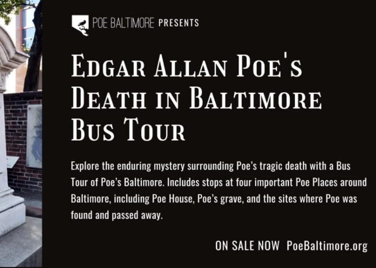 Edgar Allan Poe Death In Baltimore Bus Tour | Visit Baltimore