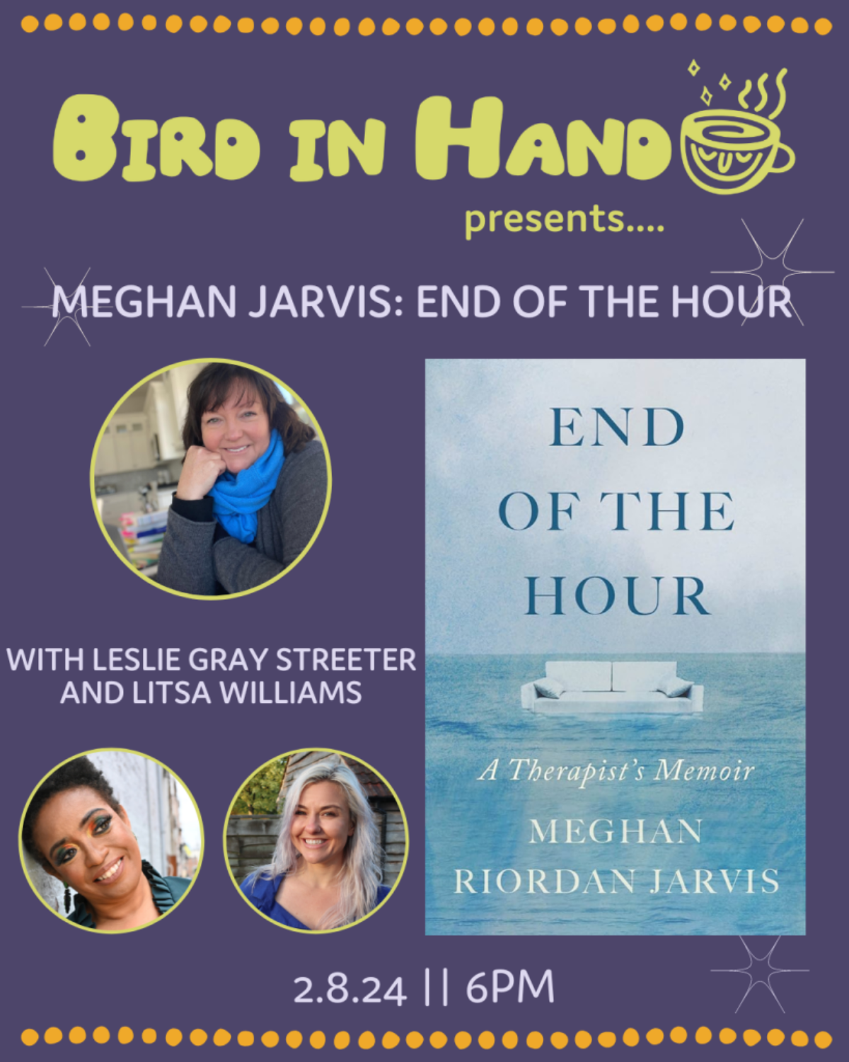 Meghan Jarvis: End Of The Hour (With Leslie Gray Streeter & Litsa ...