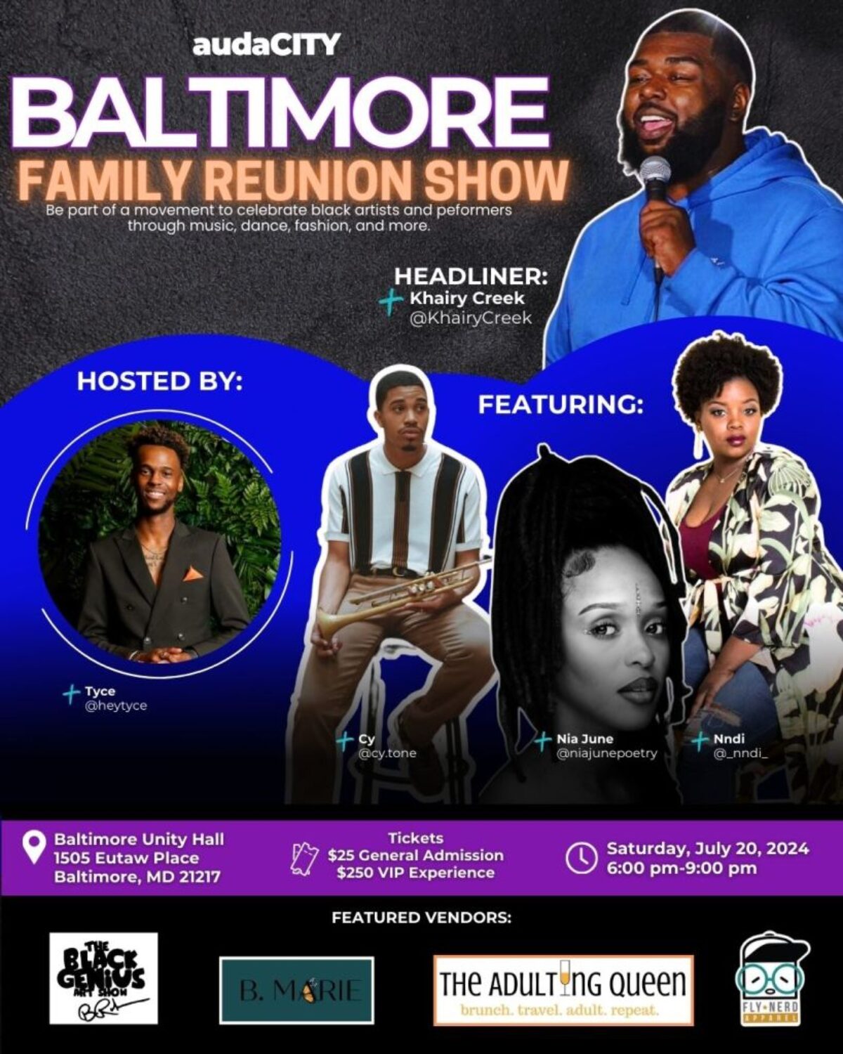 Audacity: Family Reunion Tour, Baltimore Edition | Visit Baltimore