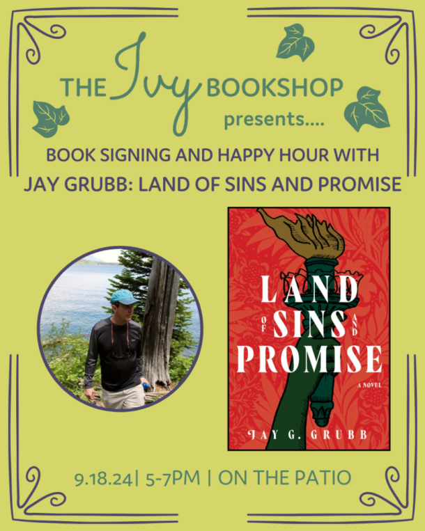 Book Signing and Happy Hour with Jay Grubb: LAND OF SINS AND PROMISE ...
