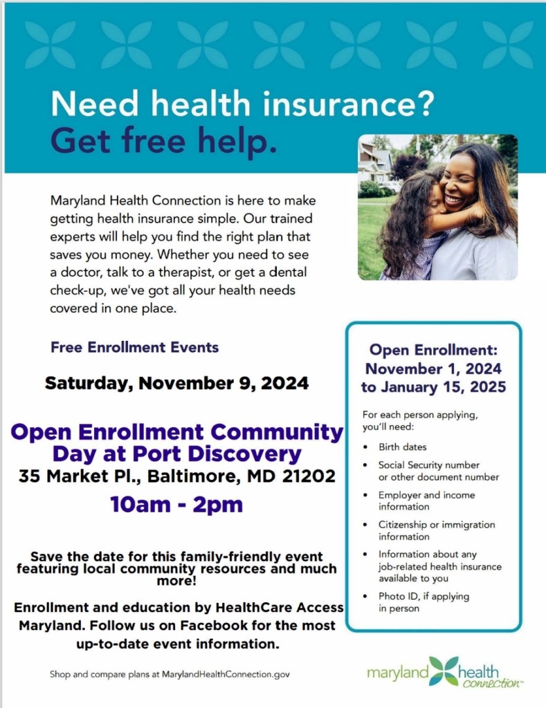 Open Enrollment Community Day at Port Discovery | Visit Baltimore