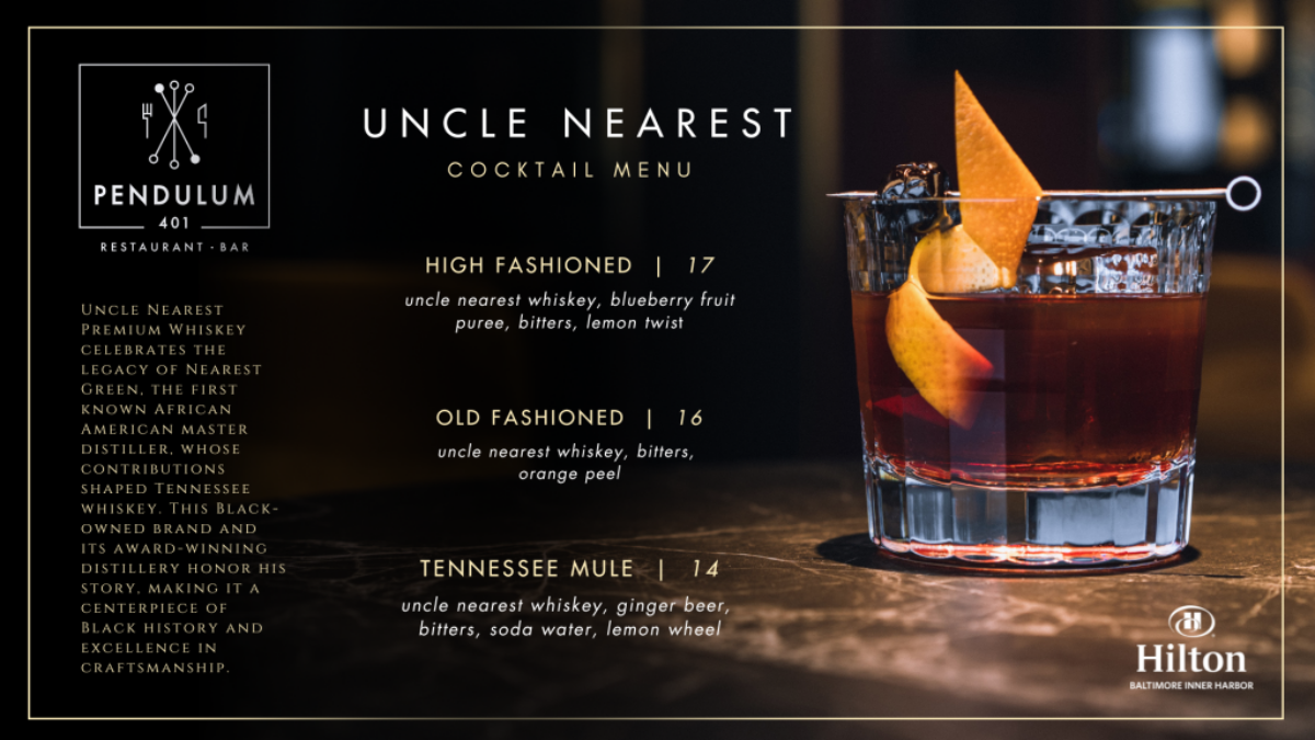 Uncle Nearest Cocktail Bar | Visit Baltimore