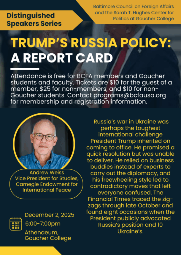 Trump's Russia Policy: A Report Card | Visit Baltimore